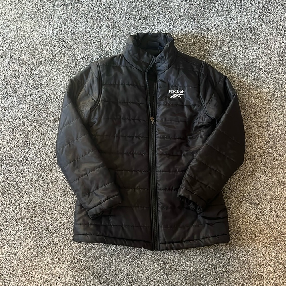Reebok Insulated Black Puffer Jacket Black - Gem